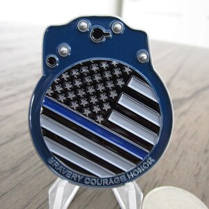 Police & Law Enforcement Thin Blue Line Bold as A Lion Handcuff ...
