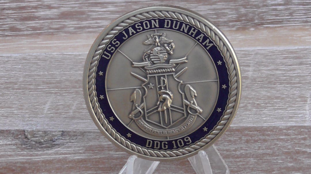 USN USS Jason Dunham DDG 109 Challenge Coin #342Y - Etsy