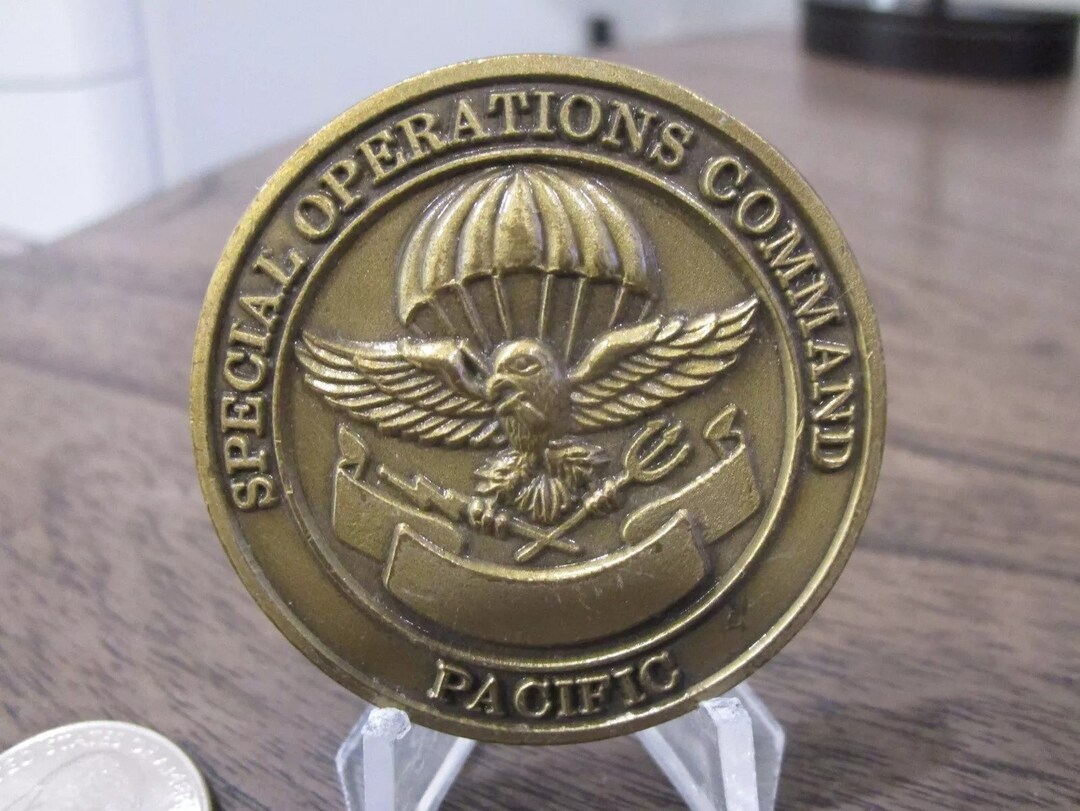 SOCPAC Special Operations Command Pacific Commanders Challenge Coin ...