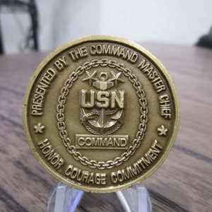 United States Navy USS Laboon DDG-58 Command Master Chief CMDCM ...