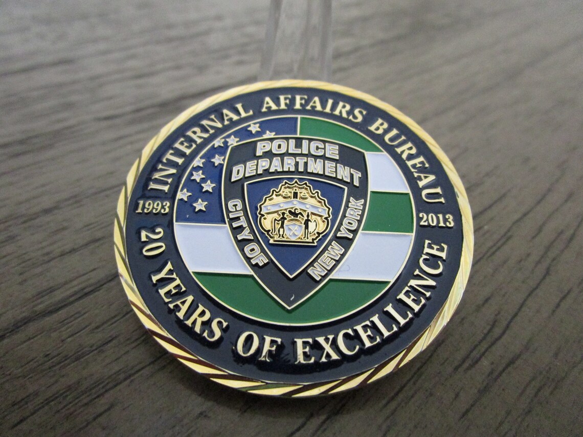 NYPD Internal Affairs Bureau 20 Years of Excellence Police | Etsy