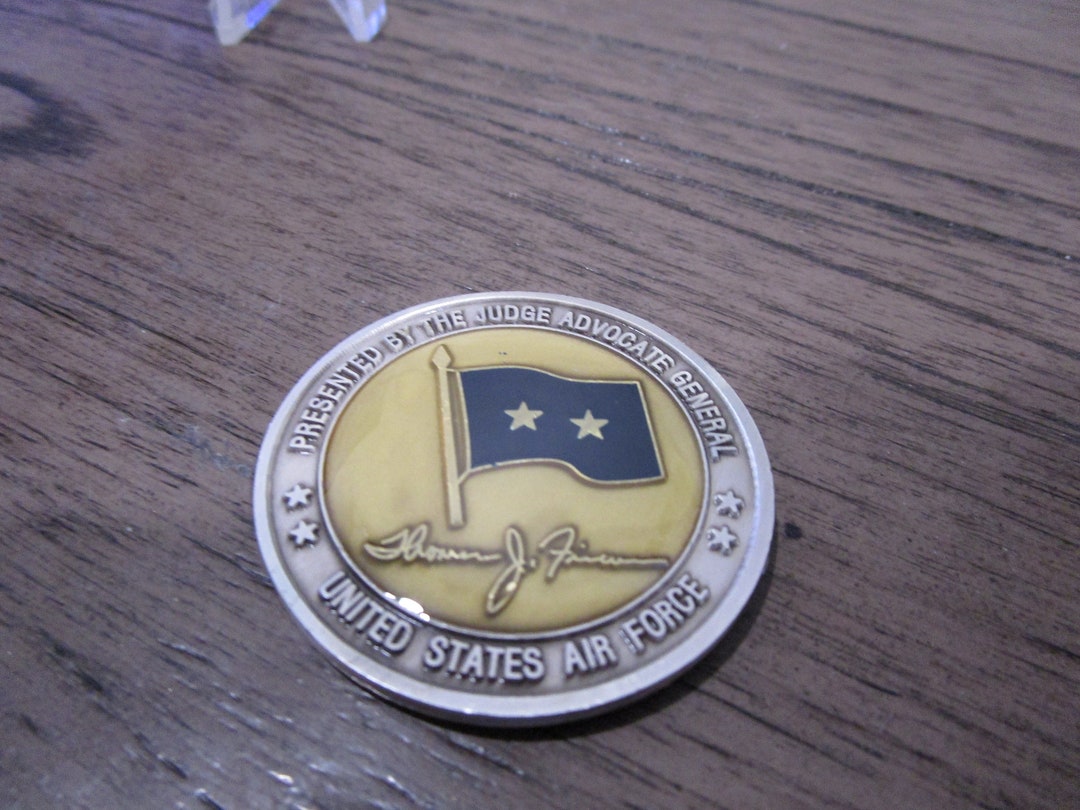 USAF JAG Judge Advocate General Thomas Fiscus Challenge Coin - Etsy