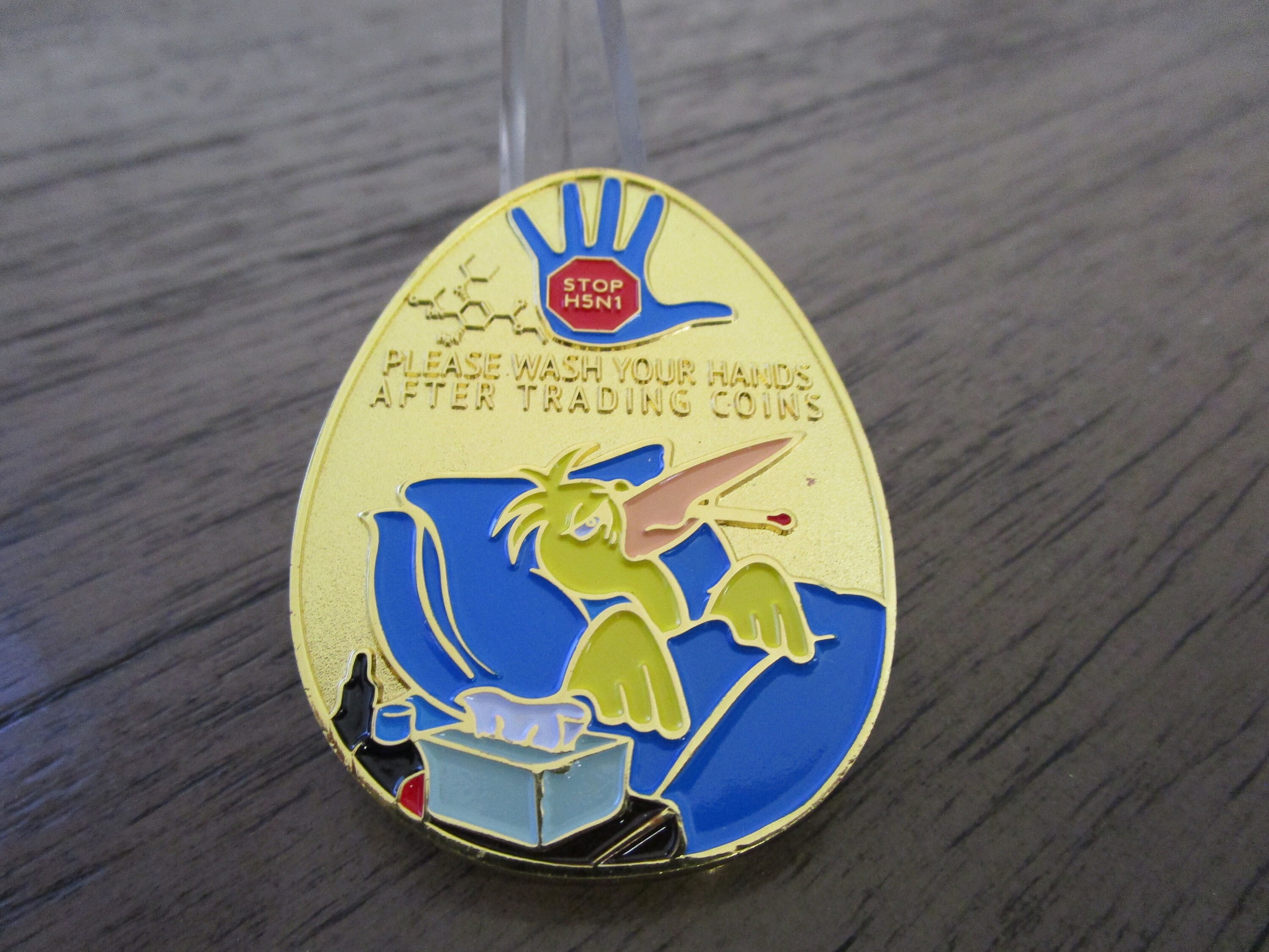 NYPD City of New York Avian Flu Task Force Gold Version - Etsy