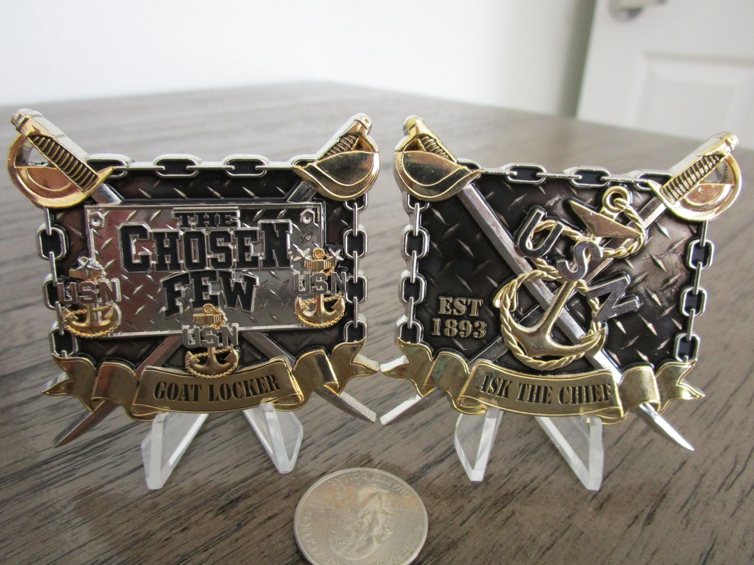USN the Chosen Few Goat Locker Navy Chiefs Ask the Chief Rectangle CPO ...