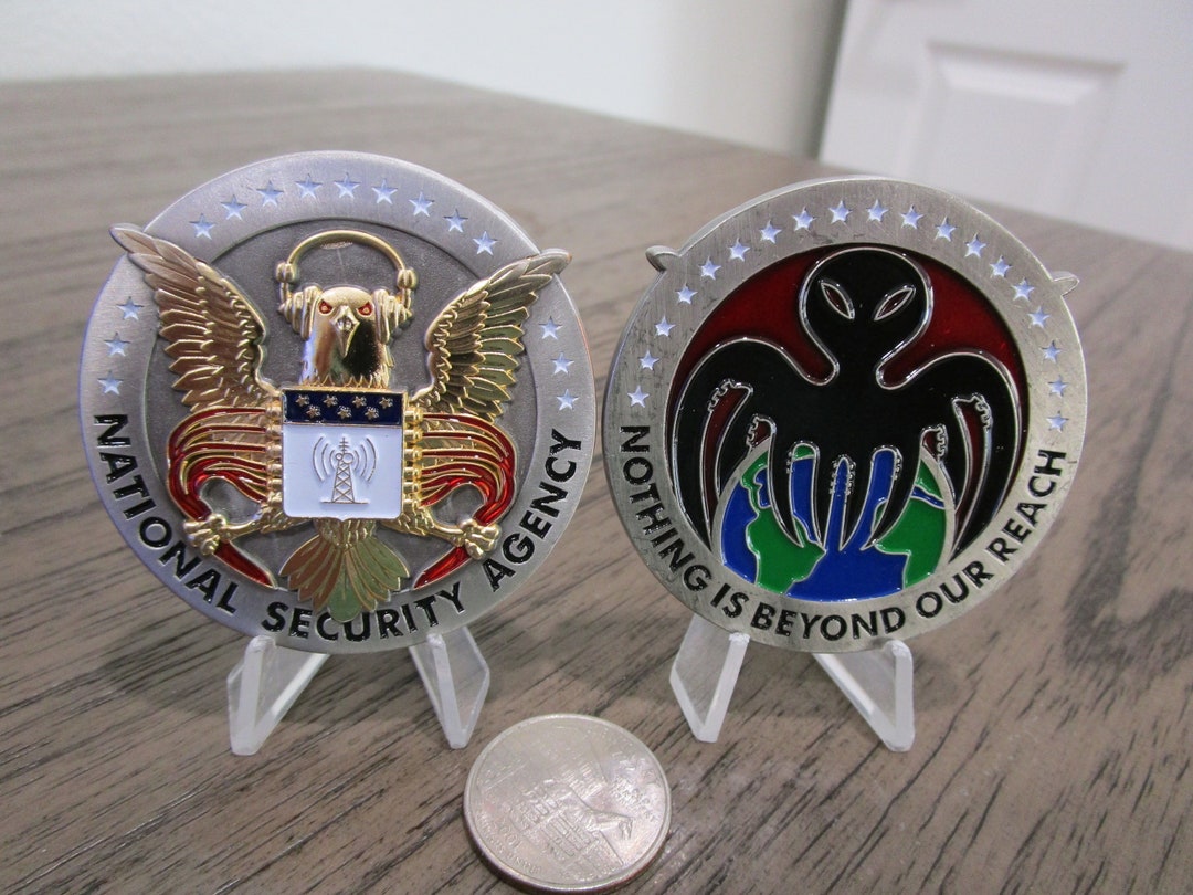 NSA Nothing is Beyond Our Reach Deep State Challenge Coin - Etsy