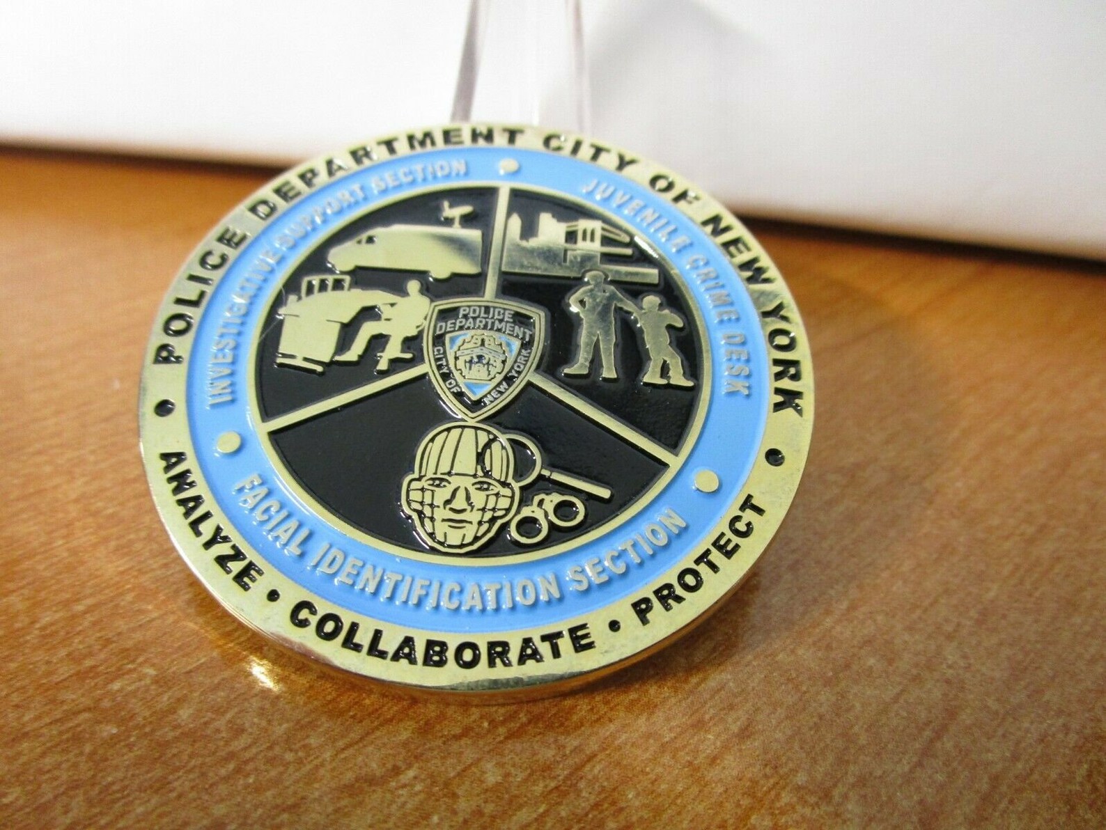 NYPD Detective Bureau Real Time Crime Center Challenge Coin | Etsy
