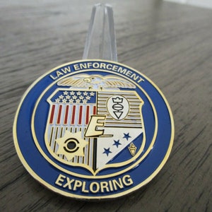 NYPD Police Service Area 4 Explorer Post 2004 Challenge Coin #917B - Etsy