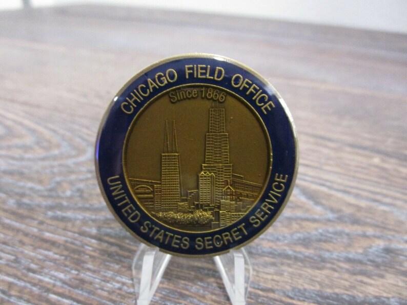 USSS US Secret Service Chicago Field Office Challenge Coin - Etsy
