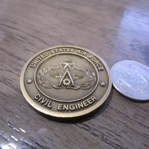 USAF AFSOC Special Operations Command Civil Engineer Challenge Coin ...