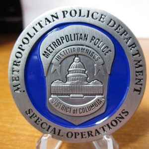 Metropolitan Police District of Columbia Special Operations - Etsy
