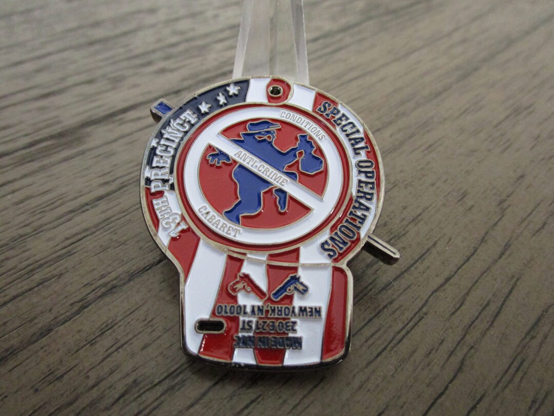 NYPD 13th Precinct Special Operations 10-92c Anti Crime Challenge Coin ...