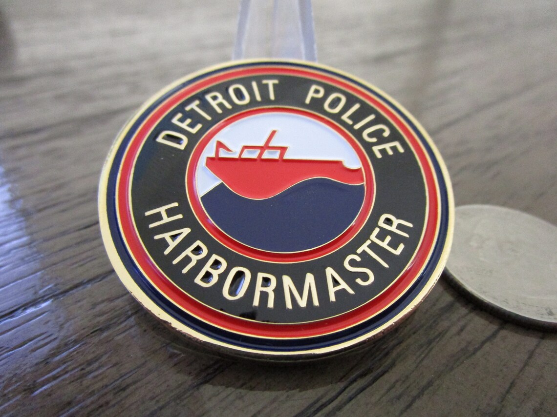 Detroit Police Harbormaster Challenge Coin | Etsy