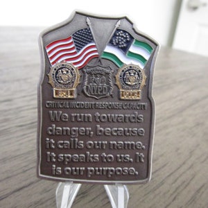NYPD Critical Incident Response Capacity ESU OCCB Challenge Coin #43G ...
