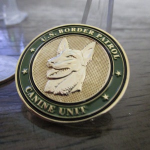 US Customs and Border Protection Canine Unit USCB CBP K9 Challenge Coin ...