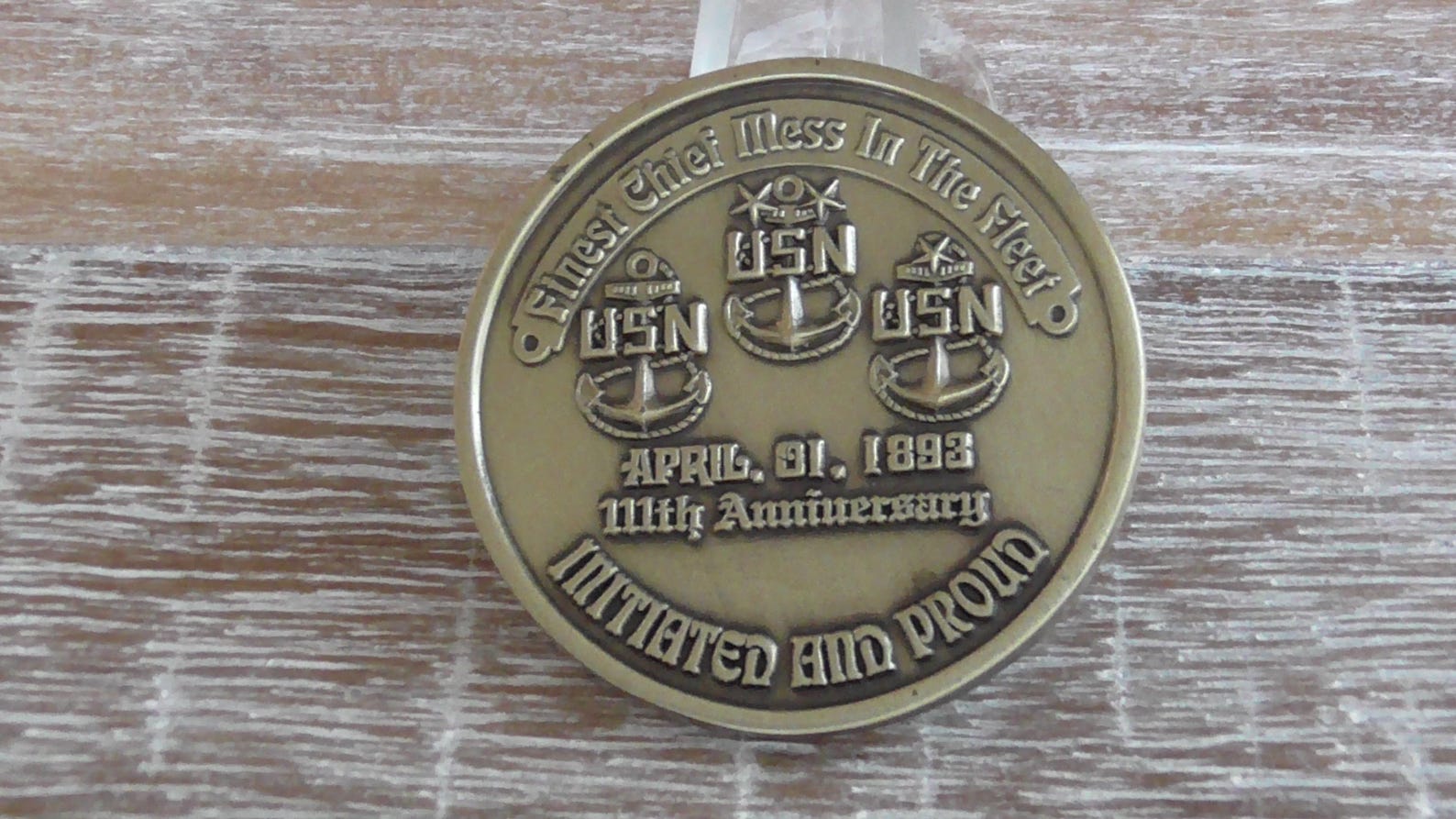 USN USS Wasp LHD 1 Chief Petty Officer Challenge Coin #164Y - Etsy