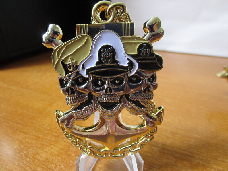 Set of 2 USN CPO Navy Chief Goat Locker Chief Petty Officer | Etsy