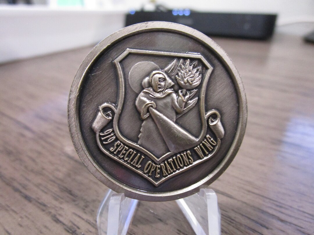 USAF AFSOC 919th Special Operations Wing TOP 3 Challenge Coin #843R - Etsy