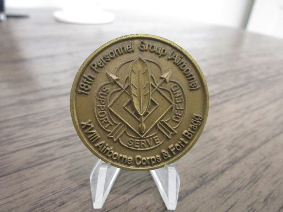 US Army 18th Personnel Group XVIII Airborne Corps Fort Bragg Challenge ...