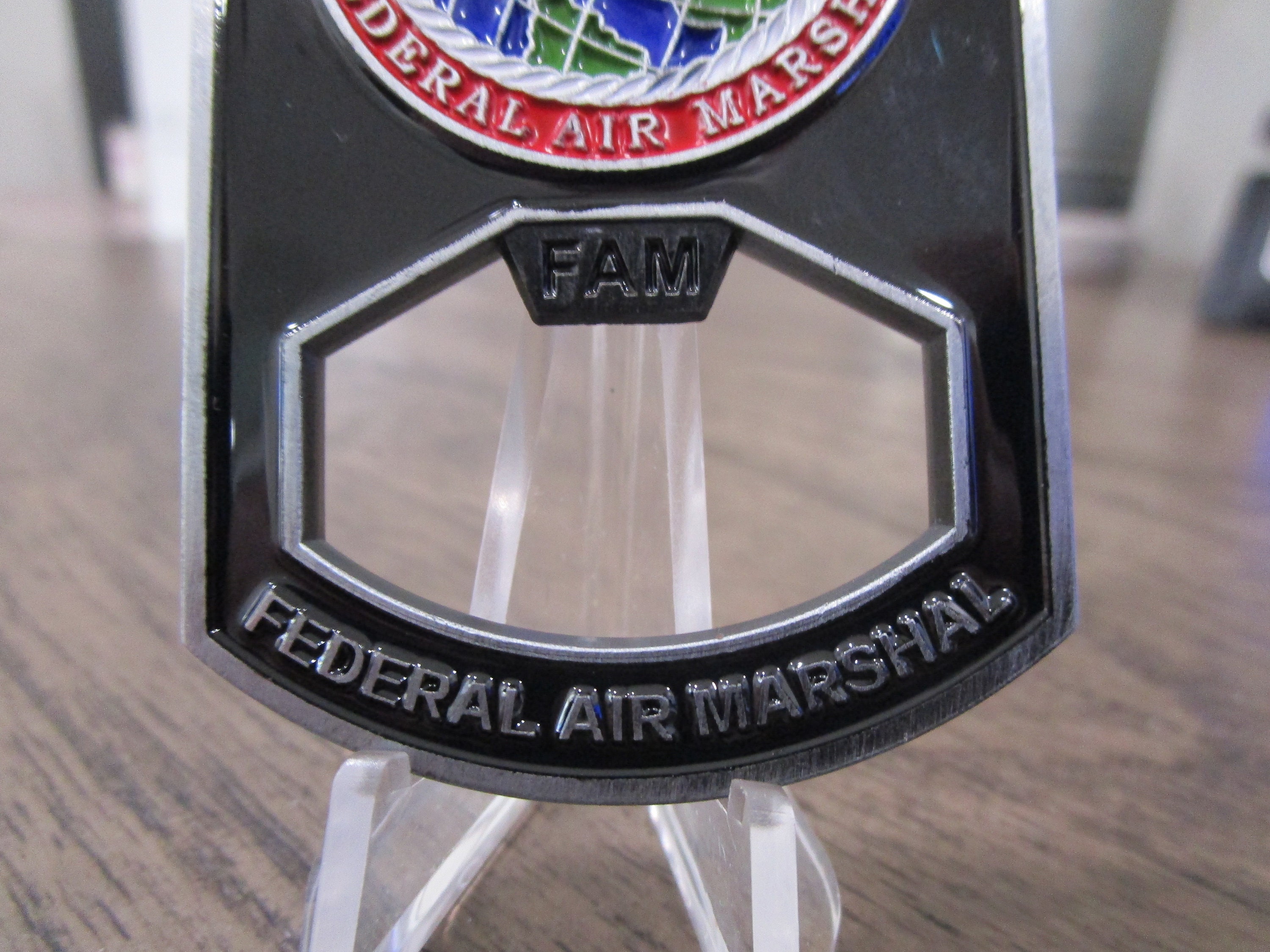 Federal Air Marshal Service FAM FAMS Challenge Coin red | Etsy