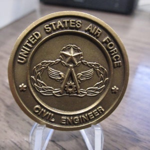 USAF AFSOC Special Operations Command Civil Engineer Challenge Coin ...