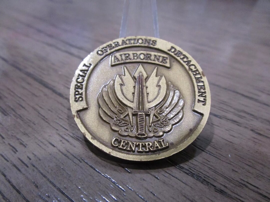 CENTCOM Florida ANG Special Operations Airborne Challenge Coin #957Q - Etsy