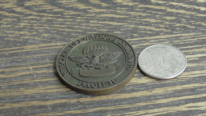 Vintage SOCPAC Special Operations Command Pacific Challenge Coin #497W ...