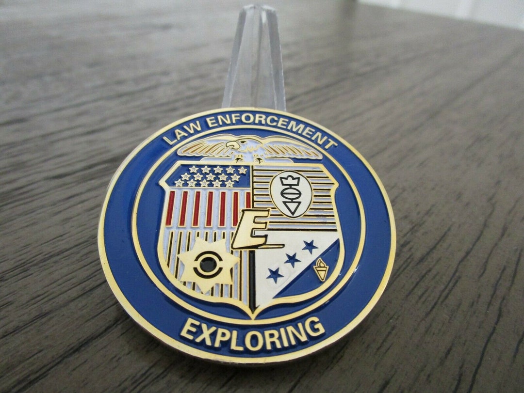 NYPD Police Service Area 4 Explorer Post 2004 Challenge Coin 917B - Etsy