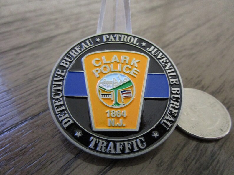 Township of Clark Police Department New Jersey CPD Challenge | Etsy