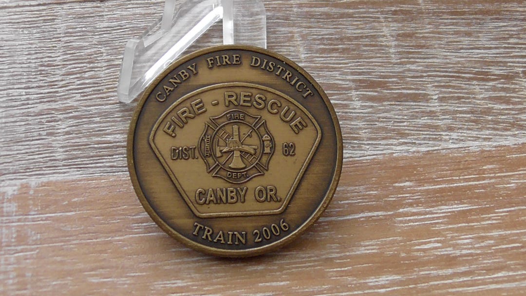 Canby Fire & Rescue Oregon Canby Fire District Challenge Coin #F144 ...