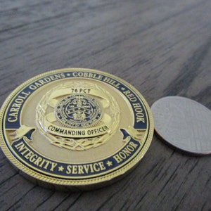 NYPD 76th Precinct Brooklyn Commanding Officer Challenge Coin - Etsy