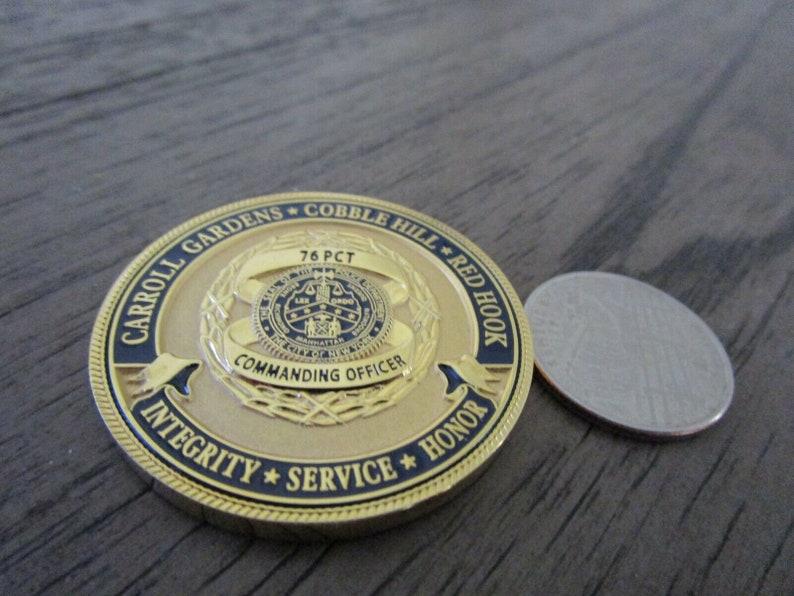 NYPD 76th Precinct Brooklyn Commanding Officer Challenge Coin - Etsy