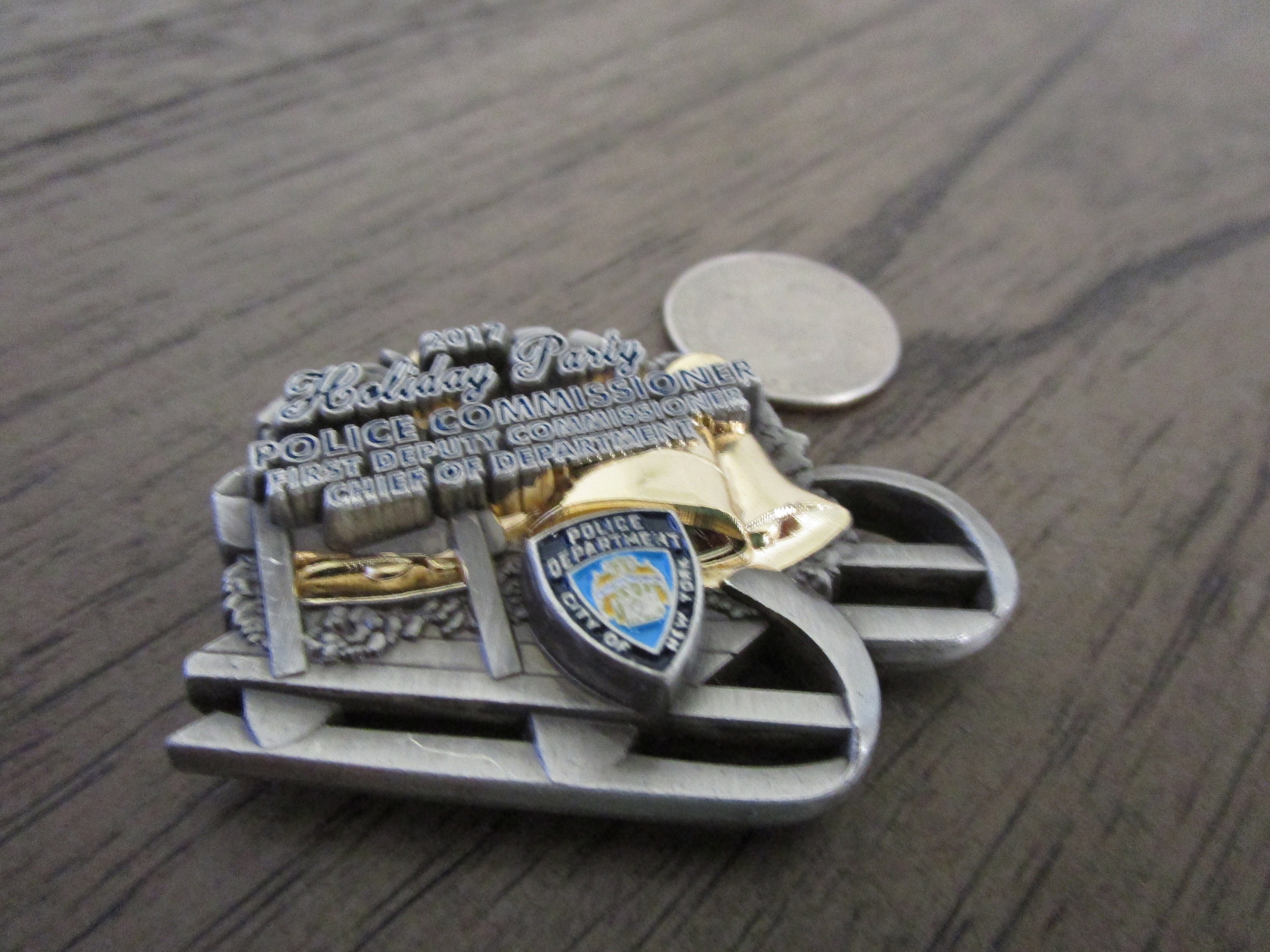 NYPD Police Commissioners Holiday Party Christmas Sleigh | Etsy