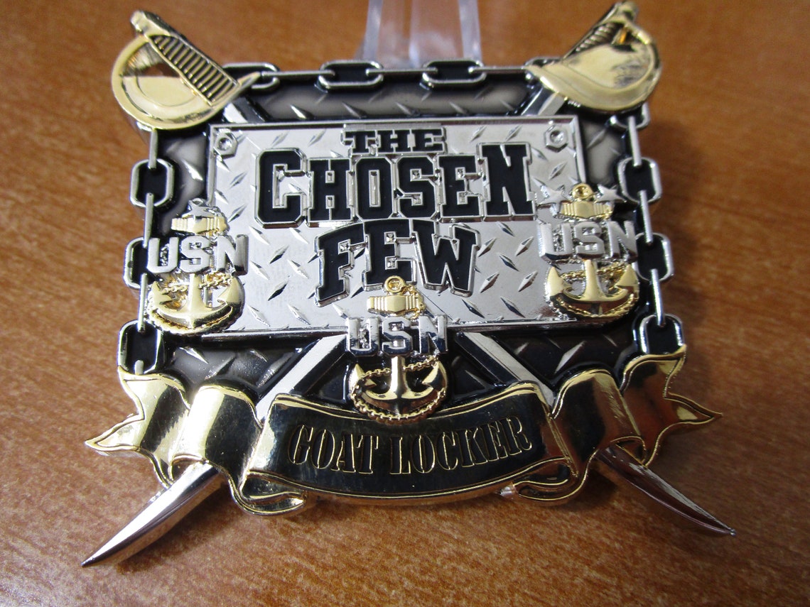 Set of 2 USN CPO Navy Chief Goat Locker Chief Petty Officer | Etsy