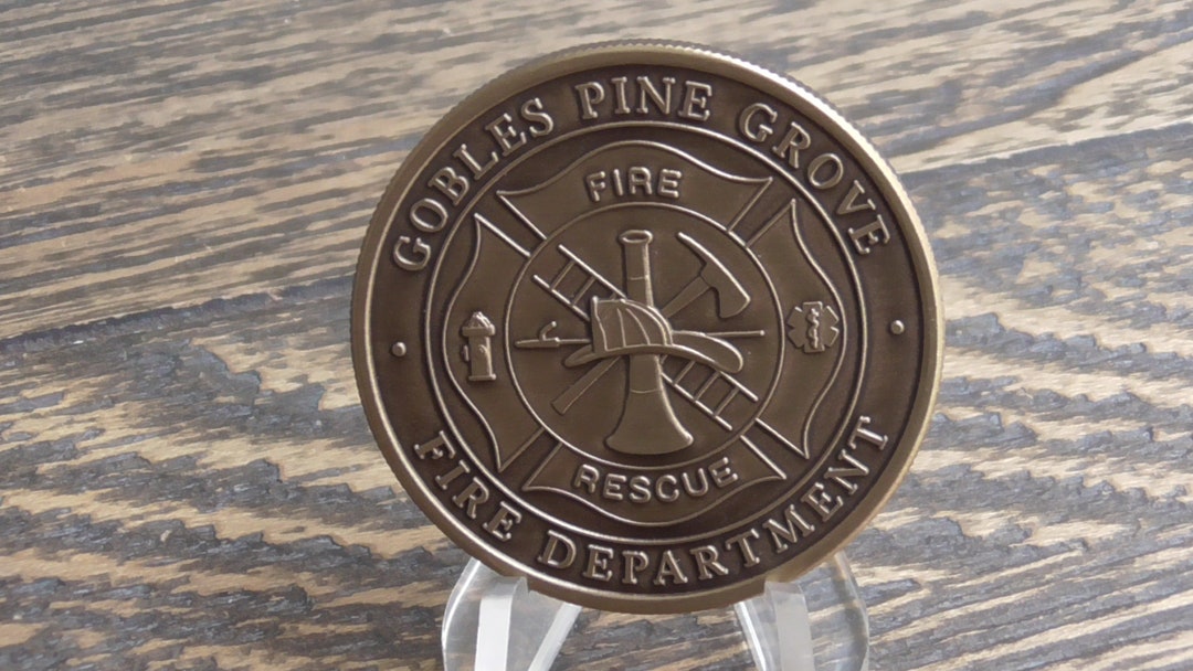 Vintage Gobles Pine Grove Fire & Rescue Department Michigan Challenge ...