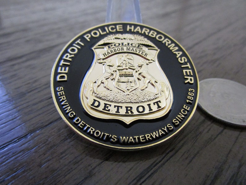 Detroit Police Harbormaster Challenge Coin - Etsy