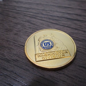 DEA Drug Enforcement Administration Washington Division Challenge Coin ...