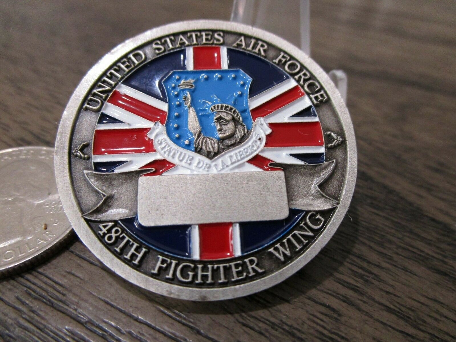 USAF RAF Lakenheath 48th Fighter Wing 48 FW Challenge Coin #186L eby ...