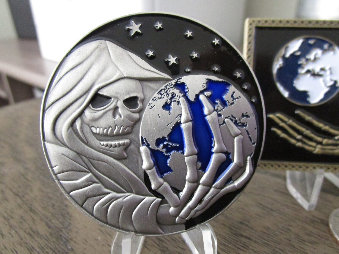 Lot of 3 Challenge Coins Cyber Command JSOC Reaper Central | Etsy