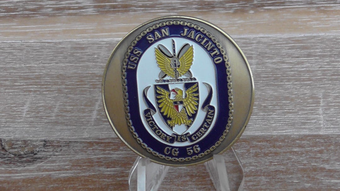 USS San Jacinto CG 56 Challenge Coin #193Y - Etsy