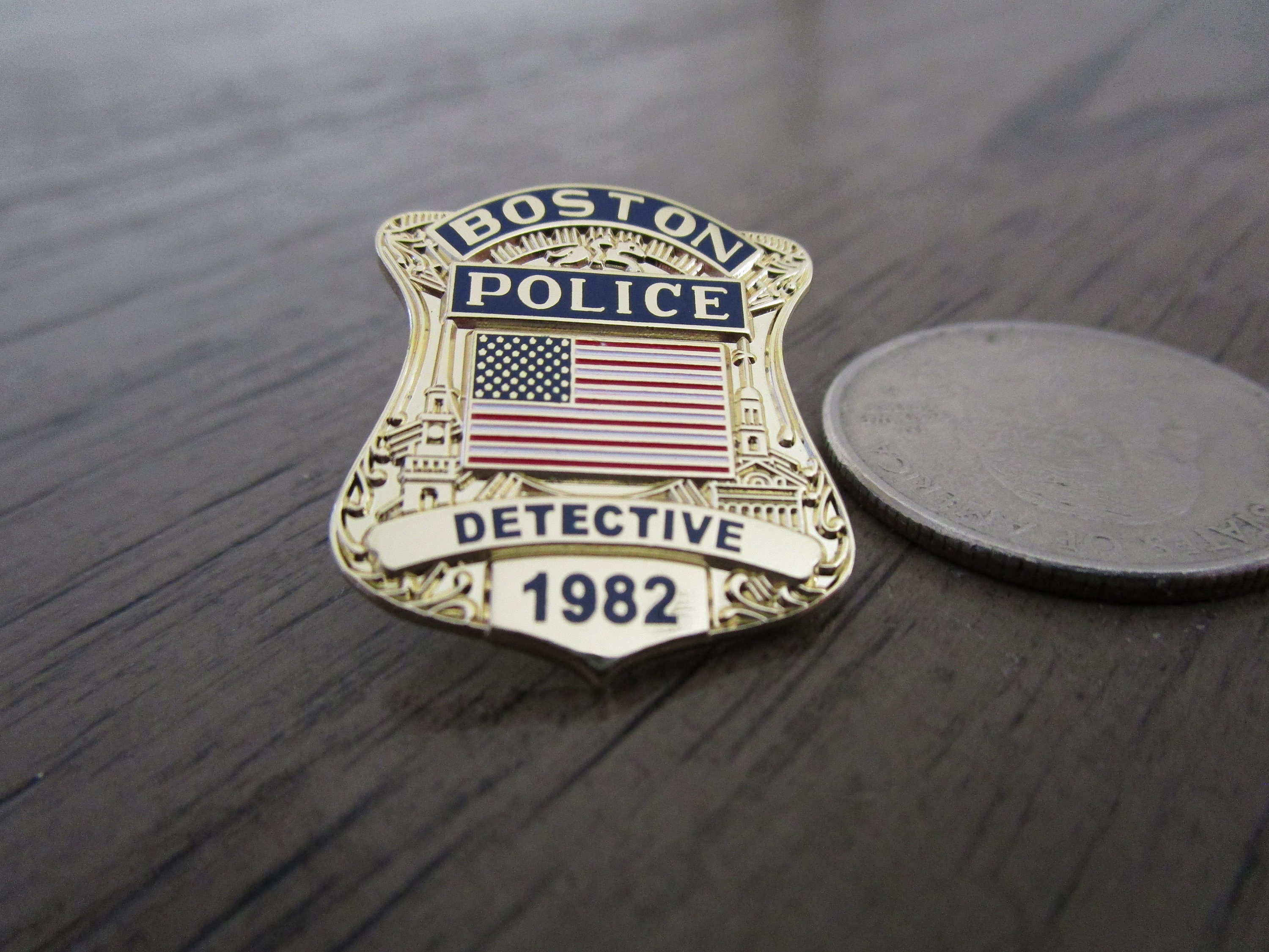 Boston Police Badge for sale | Only 4 left at -65%