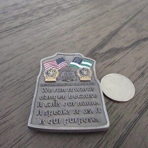 NYPD Critical Incident Response Capacity ESU OCCB Challenge Coin #43G ...