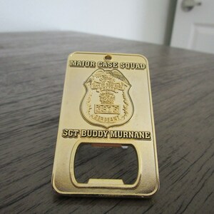 NYPD Special Investigations Division Major Case Squad Challenge Coin ...