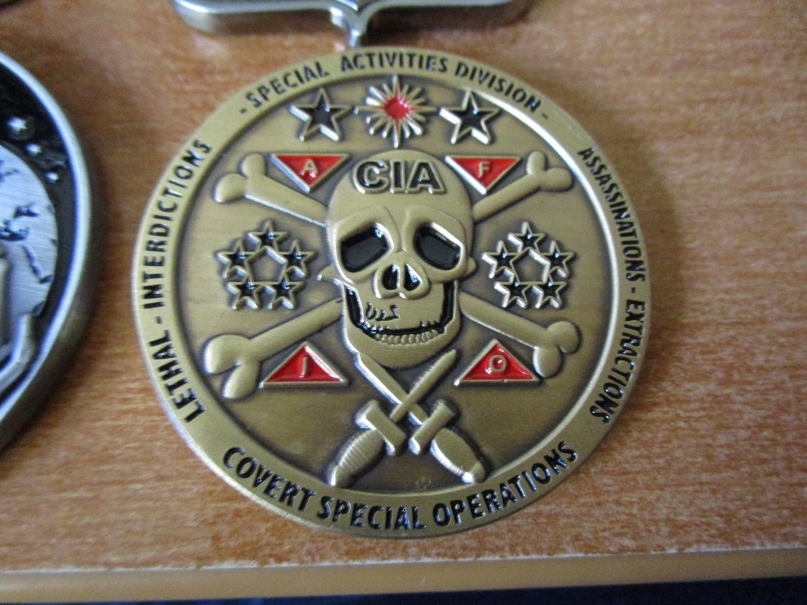 Set of 4 CIA Covert Action Challenge Coins SAD SOG Seal Team 6 | Etsy