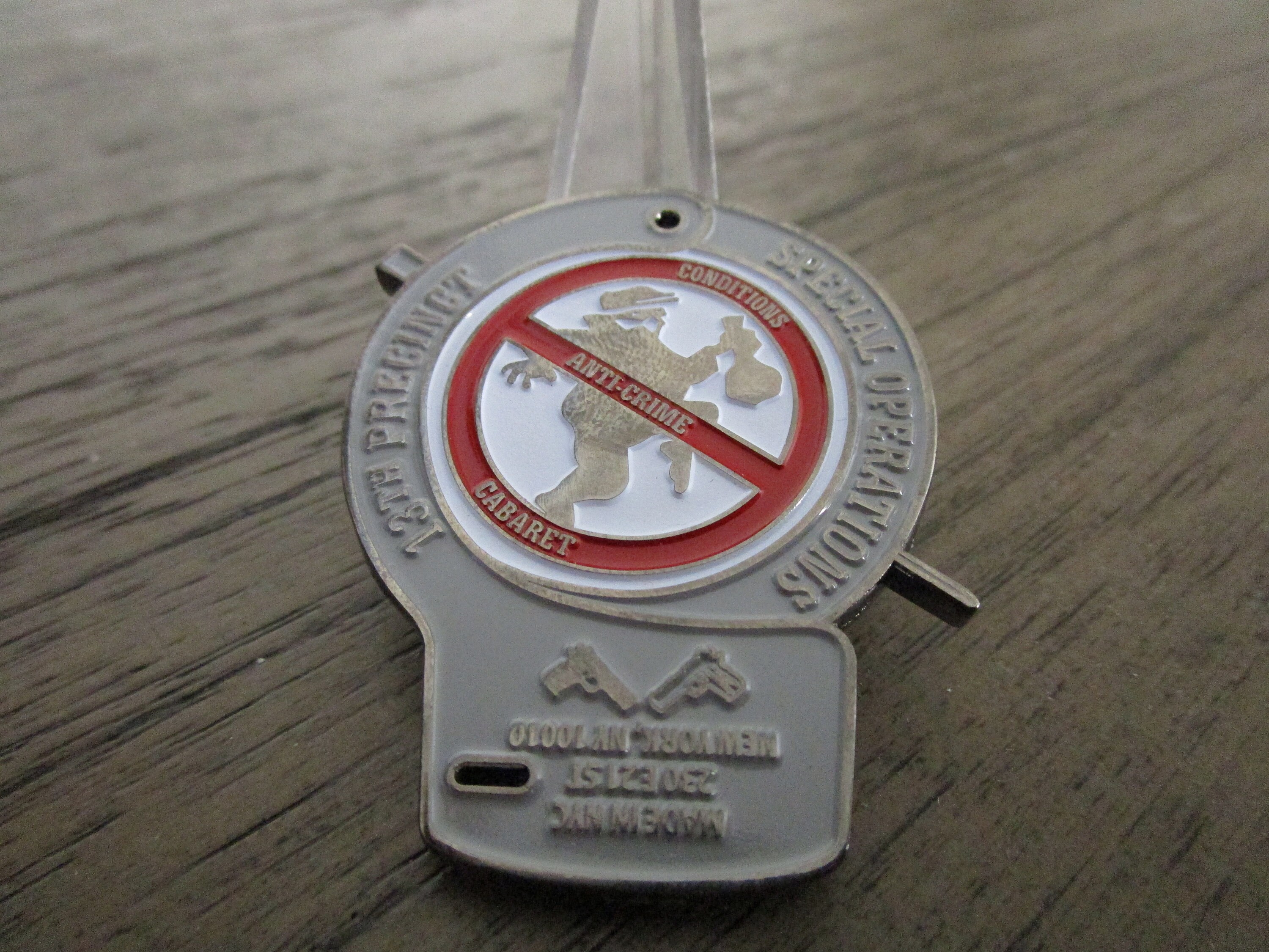 NYPD 13TH Precinct Special Operations Handcuff Challenge Coin | Etsy