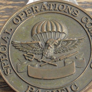 Vintage SOCPAC Special Operations Command Pacific Challenge Coin #497W - Etsy