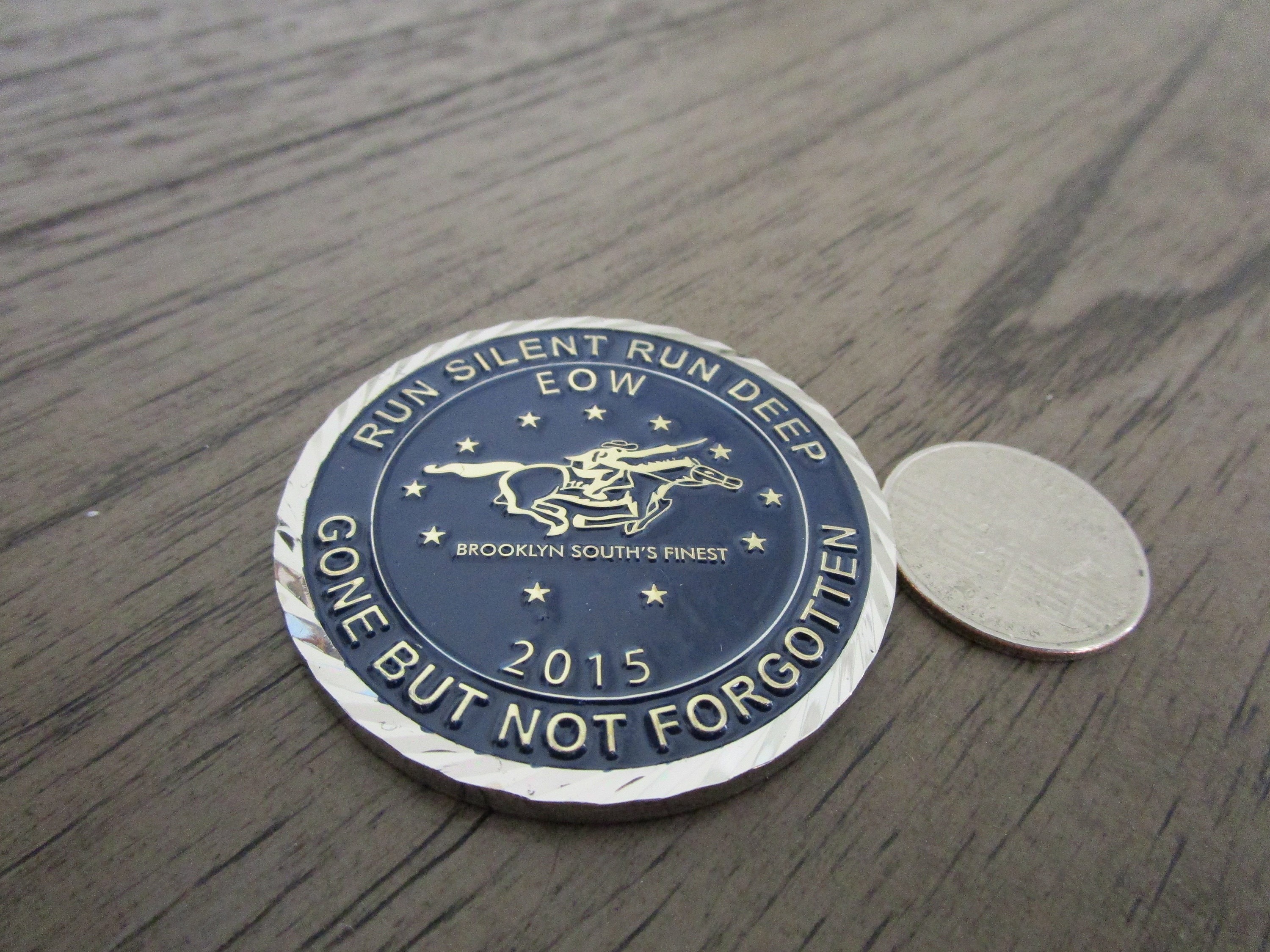 NYPD Brooklyn South EOW Gone but Not Forgotten Challenge Coin | Etsy