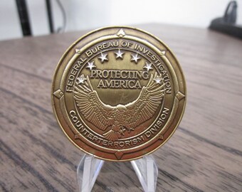Fbi Challenge Coin | Etsy