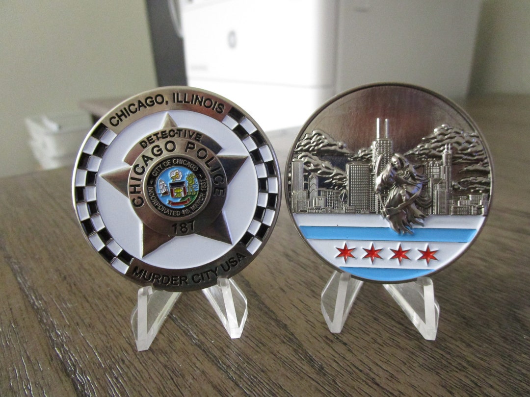 Chicago Police Detective Murder City USA CPD Challenge Coin - Etsy