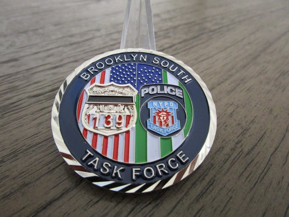 NYPD Brooklyn South EOW Gone but Not Forgotten Challenge Coin | Etsy