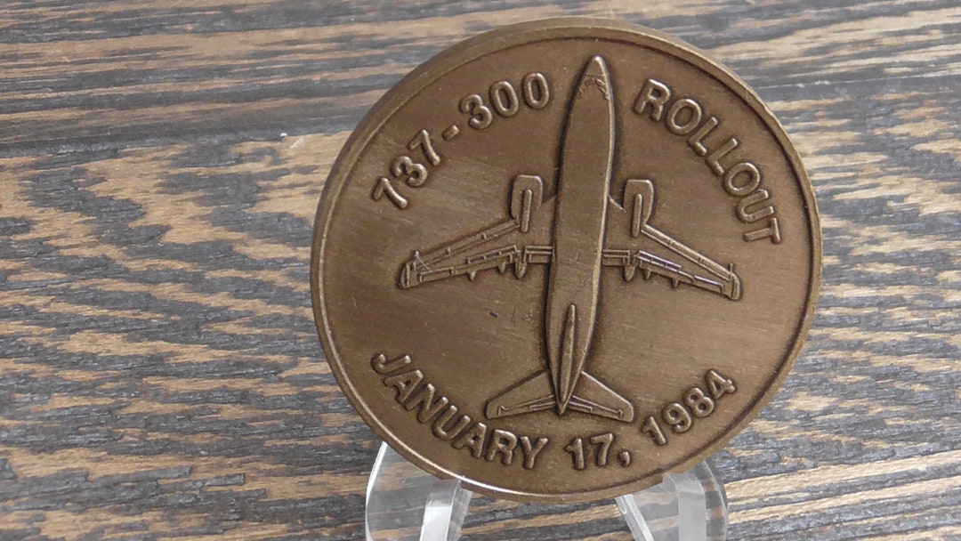 Boeing Commemorating the Rollout Boeing 737-300 Jan 17 1984 Challenge ...